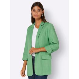 WITT Damen Blazer in langer, verschlussloser Form, apfel, Gr&ouml;&szlig;e 36