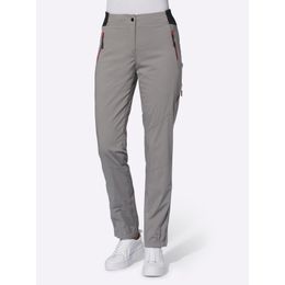 WITT Damen Funktionshose in wasserabweisender Qualit&auml;t, grau, Gr&ouml;&szlig;e 23