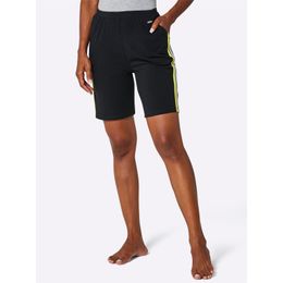 feel good Damen Hose kurz, schwarz, Größe 36/38
