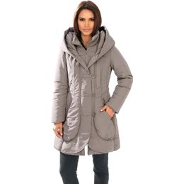 Heine Damen Parka, Braun, Gr. 34, Winterjacken, Material: Polyester