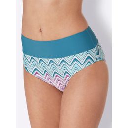 Heine Damen Bikinihose, Blau, Gr. 40, Bikinihosen, Material: Polyamid