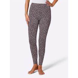 WITT Damen Leggings mit Dehnbund, taupe, Größe 22/23