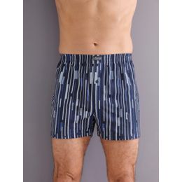 KINGsCLUB Herren Boxershorts, marine-bedruckt, Größe 14