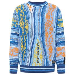 Carlo Colucci Sweater ' di Cicco ' male Blue size 5XL