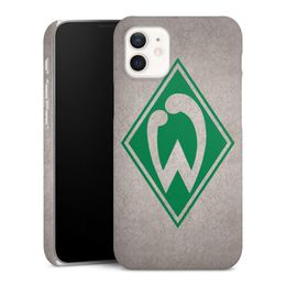 DeinDesign iPhone 12 mini Handy Premium Case Smartphone Handyh&uuml;lle Schutzh&uuml;lle matt Concrete Official Licensed Product Sv Werder Bremen Premium Case