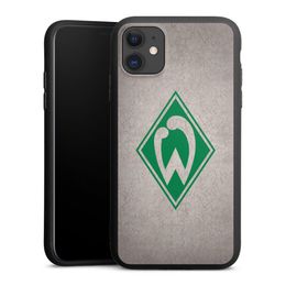 DeinDesign iPhone 11 Handy Premium Silikon H&uuml;lle Handyh&uuml;lle schwarz Case Sv Werder Bremen Concrete Official Licensed Product Silikon Premium Case