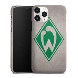 DeinDesign iPhone 11 Pro Handy Premium Case Smartphone Handyh&uuml;lle Schutzh&uuml;lle matt Official Licensed Product Sv Werder Bremen Concrete Premium Case
