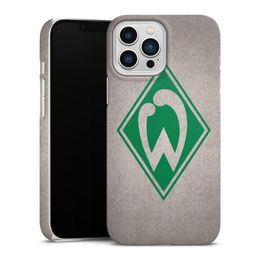 DeinDesign iPhone 13 Pro Max Handy Premium Case Smartphone Handyh&uuml;lle Schutzh&uuml;lle matt Concrete Official Licensed Product Sv Werder Bremen Premium Case