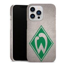 DeinDesign iPhone 13 Pro Handy Premium Case Smartphone Handyh&uuml;lle Schutzh&uuml;lle matt Concrete Official Licensed Product Sv Werder Bremen Premium Case