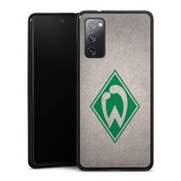 DeinDesign Galaxy S20 FE 5G Handy Silikon H&uuml;lle Case schwarz Handyh&uuml;lle Official Licensed Product Sv Werder Bremen Concrete