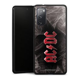 DeinDesign Galaxy S20 FE 5G Handy Silikon H&uuml;lle Case schwarz Handyh&uuml;lle Acdc Merchandise Logo