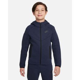 Kapuzensweatshirt mit Reißverschluss Nike Sportswear Tech Fleece Marineblau Kind - FD3285-473 XL