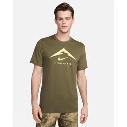 Trail-T-Shirt Nike Dri-FIT Olivgrün Herren - FQ3914-222 M