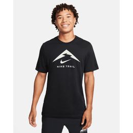 Trail-T-Shirt Nike Dri-FIT Schwarz Herren - FQ3914-010 M