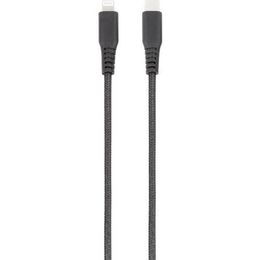 Vivanco USB-Kabel Apple Lightning Stecker, USB-C® Stecker 1.50 m Schwarz 61692