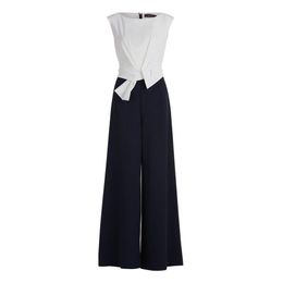 Vera Mont Abendkleid Jumpsuit, blau|schwarz|weiß