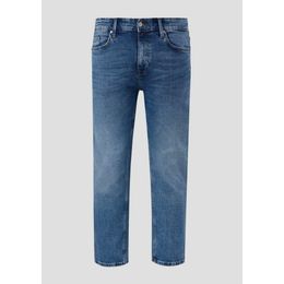 s.Oliver Stoffhose Jeans Casby / Relaxed Fit / Mid Rise / Straight Leg Waschung
