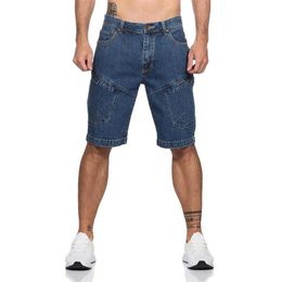 EloModa Regular-fit-Jeans Herren 3/4 kurze-Hose Jeans Short Bermuda Capri; 32 34 36 38 40 42 (1-tlg)