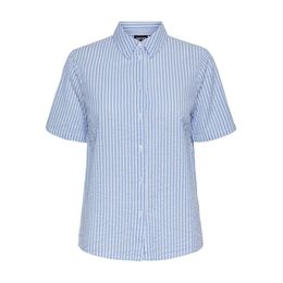 Pieces Bluse 'PCSally' Damen Gr&ouml;&szlig;e XXS hellblau / wei&szlig;