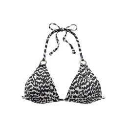 Lascana Bikinitop Damen Größe 65/70 schwarz / weiß