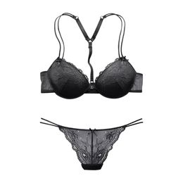 Melrose Push-up-BH + String Damen Gr&ouml;&szlig;e 70 schwarz
