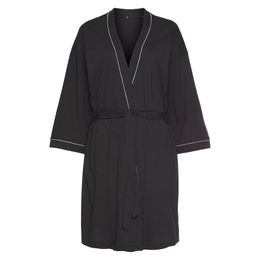Vivance Dressing Gown female Black size 32/34