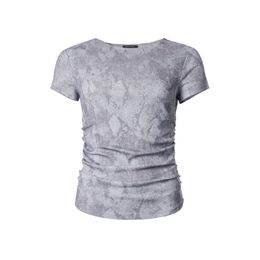 Esmara® Damen Mesh-T-Shirt mit modischem Snake-Print, grau