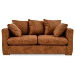 Guido Maria Kretschmer Home & Living 2-Sitzer GUIDO MARIA KRETSCHMER HOME & LIVING "Arles" Sofas Gr. B/H/T: 175cm x 80cm x 113cm, Luxus-Microfaser, braun (cognac) extra tiefe Sitzfläche, in diversen Stoffqualitäten