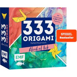 Edition Fischer Block "333 Origami – Farbenfeuerwerk: Alcohol Ink"