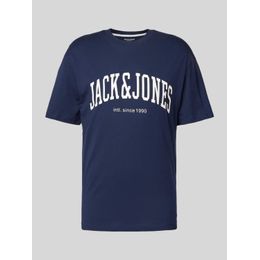 Jack & Jones T-Shirt mit Label-Print Modell 'CYRUS'