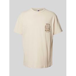 Tommy Jeans Regular Fit T-Shirt mit Label-Print Modell 'NOVELTY GRAPHIC'