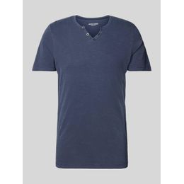 Jack & Jones T-Shirt mit V-Ausschnitt Modell 'SPLIT'