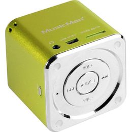 Technaxx Mini MusicMan Soundstation Portable-Lautsprecher (3 W), grün