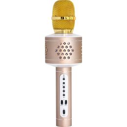 Technaxx Mikrofon BT-X35, Kompatibel auch mit MusicMan BT-X36, goldfarben|silberfarben