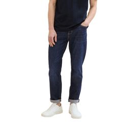 Tom Tailor Regular-fit-Jeans JOSH mit Marken-Badge auf der Rückseite, blau