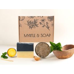 Myrtle & Soap Pflege-Geschenkbox Handgemachtes Naturkosmetik Set