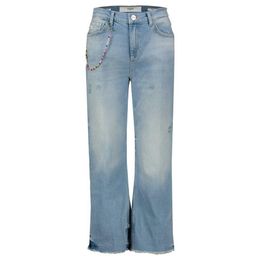 Goldgarn Denim Goldgarn 5-Pocket-Jeans Damen Jeans LINDENHOF Wide Leg (1-tlg)