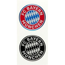 FC Bayern München FC Bayern München Aufkleber 3D Aufkleber Logo 2er Set