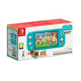 Nintendo Switch Lite Animal Crossing Bundle Handheld türkis