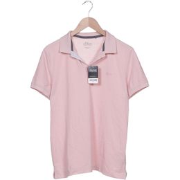 s.Oliver Herren Poloshirt, pink