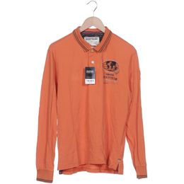 Napapijri Herren Poloshirt, orange, Gr. 54