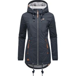 Ragwear Jacke 'Zuzka' Damen Gr&ouml;&szlig;e S navy / braun Winterjacke