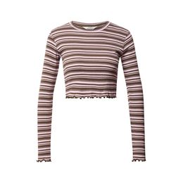 Mads N&oslash;rgaard Mads Norgaard Copenhagen Shirt 'Tira' Damen Gr&ouml;&szlig;e XS schoko / lavendel