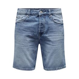 Only & Sons Only & Sons Shorts 'EDGE' Herren Gr&ouml;&szlig;e 34 blue denim