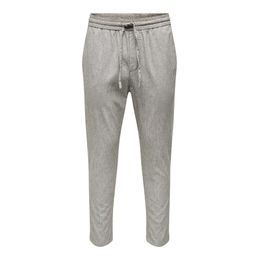 Only & Sons Only & Sons Hose 'Linus' Herren Gr&ouml;&szlig;e 29/30 braun / offwhite