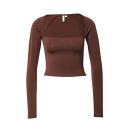 NLY by Nelly Shirt 'Flirty Square' Damen Gr&ouml;&szlig;e L dunkelbraun