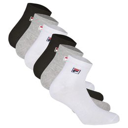 Fila Socken Damen Gr&ouml;&szlig;e 43/46 grau / schwarz / wei&szlig;