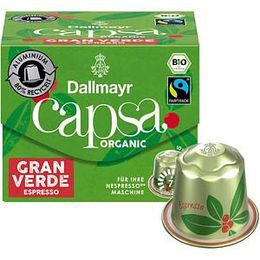 Dallmayr Capsa Gran Verde Espresso Kaffeekapseln Arabicabohnen kräftig 10 Portionen