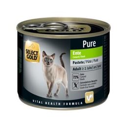 SELECT GOLD Pure Adult Paté Ente 24x200 g