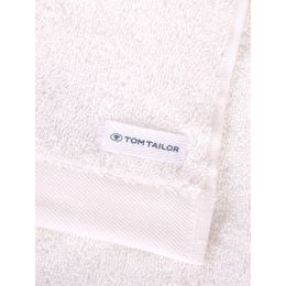 Tom Tailor Unisex Gästehandtücher im 6er-Pack, 30x50 cm, weiß, Uni, Gr. 30X50